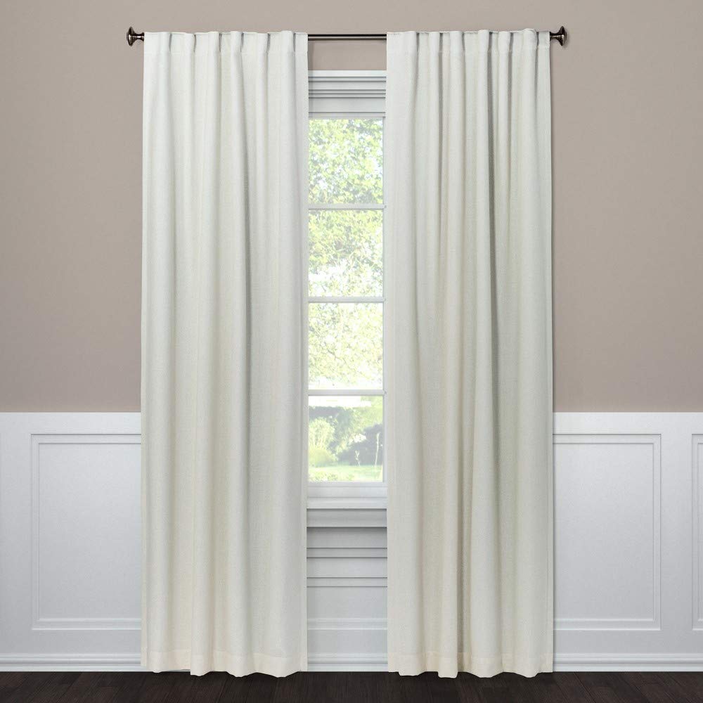 threshold Blackout Curtain Panel Aruba Radiant Gray 63"