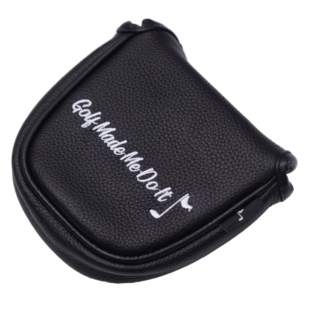 Golf Made Me Do It Golf Melody Blade Putter Cover (Black/White)