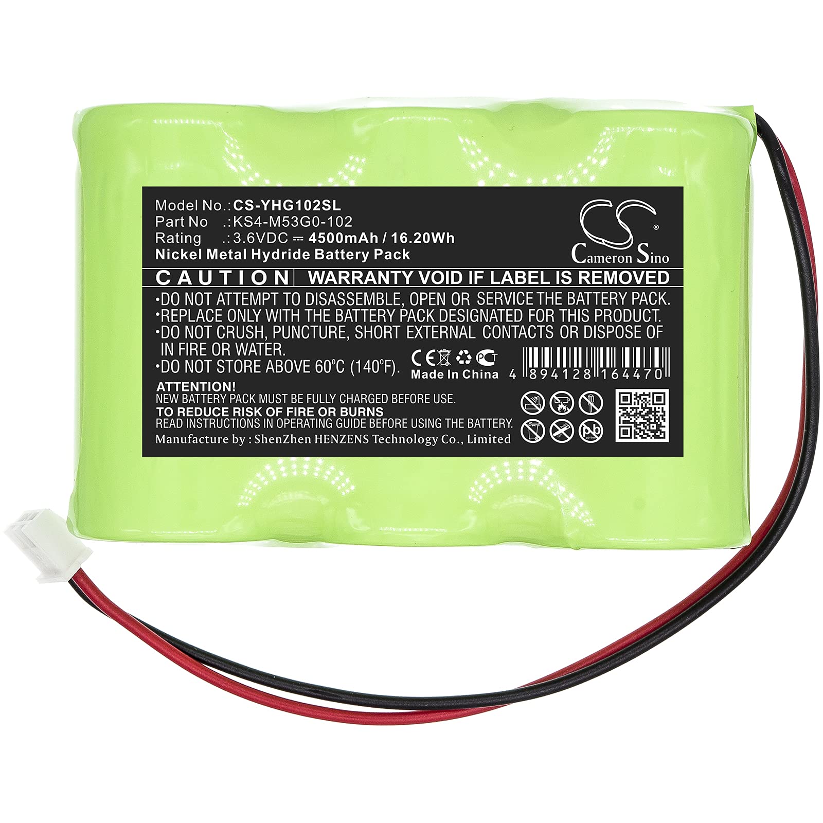 GYMSO Battery Replacement for Yamaha RCX144, RCX144 Robot Controllers, RCX40, RCX40 Robot Controllers 4500mAh