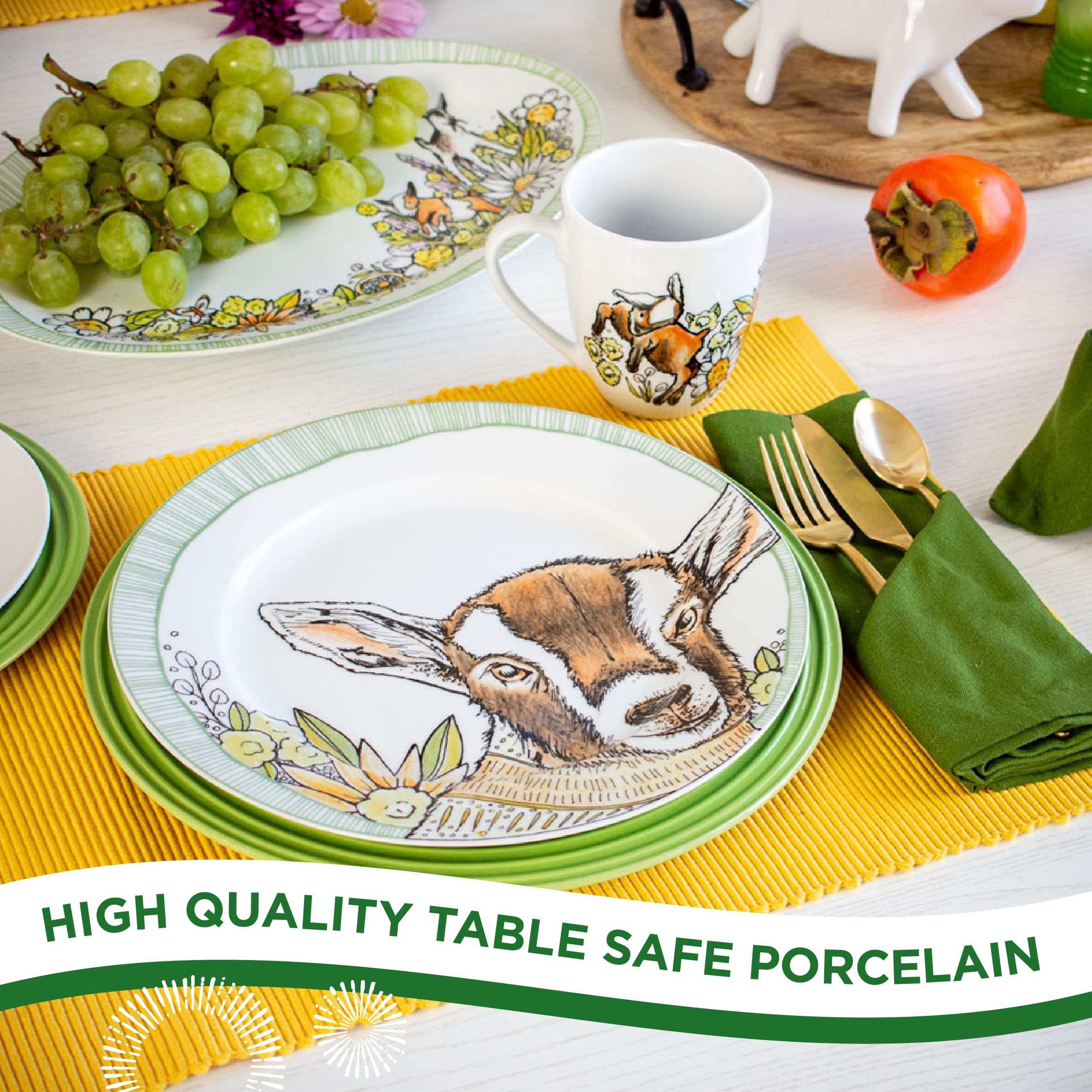 Everything Kitchens 28-Piece Dinnerware-Set