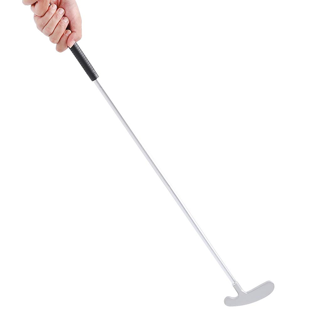 Golf Putter, Left Right Hand Use 3 Section Assembled Convenient Practical Aluminum Alloy Material Easy Carrying Golf Push Rod for Golf Club
