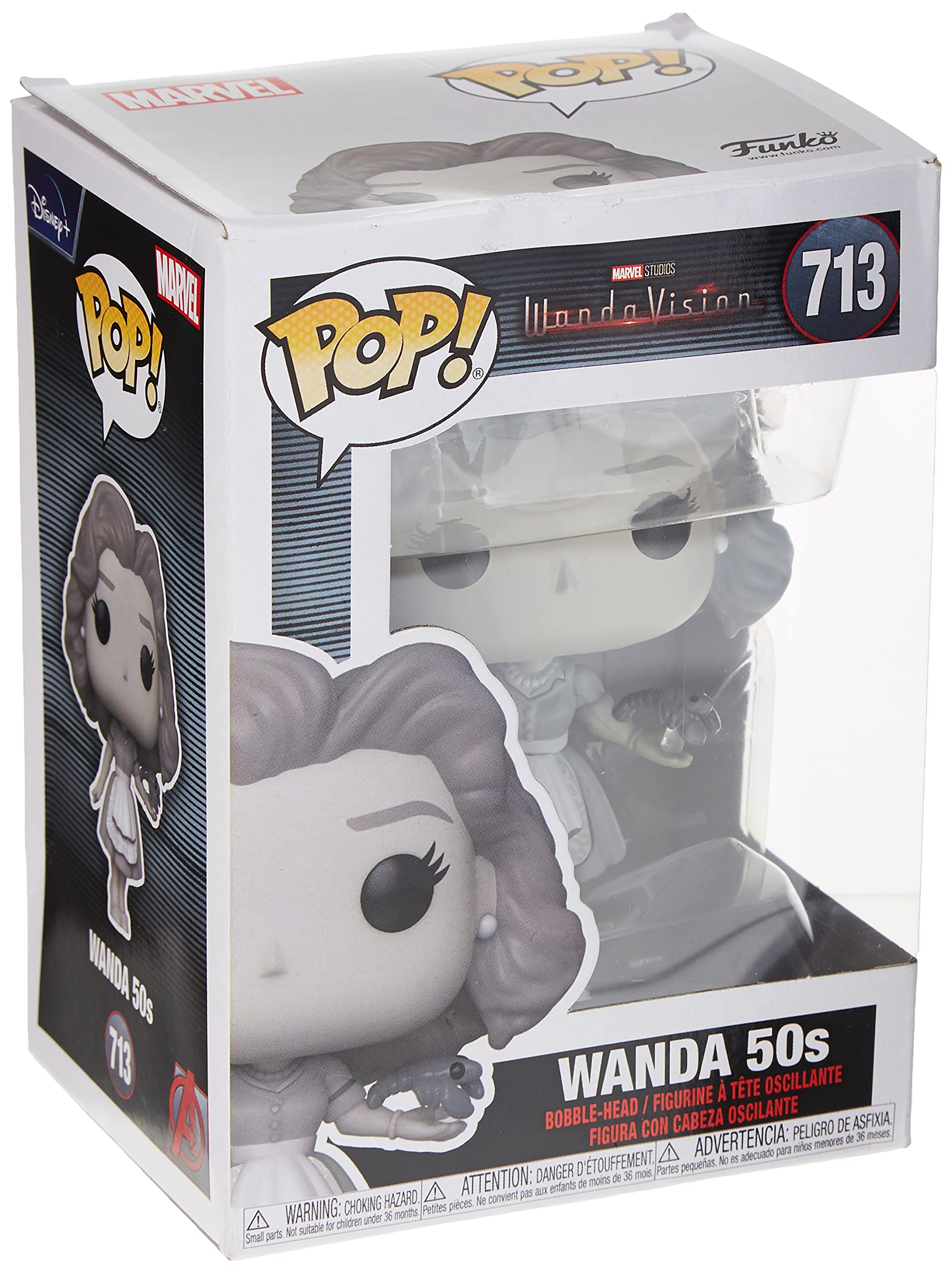 Funko Pop! Marvel: WandaVision - 50's Wanda Vinyl Figure
