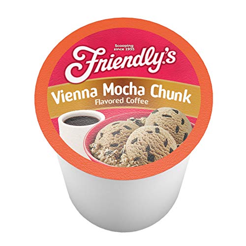 Friendly's Coffee Pods, Assorted Flavored Ice Cream Variety Pack, Compatible with Keurig K Cup Brewers, 40 Count