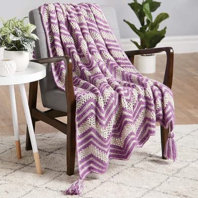 Herrschners Adelaide Ripple Crochet Afghan Kit