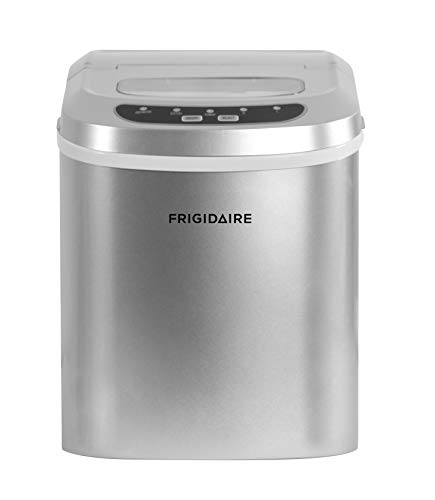 Frigidaire EFIC102 Counter Top Ice Maker, Silver, 26lb per day