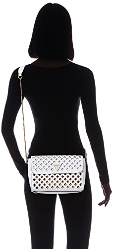 GUESS Aqua Crossbody Flap, White