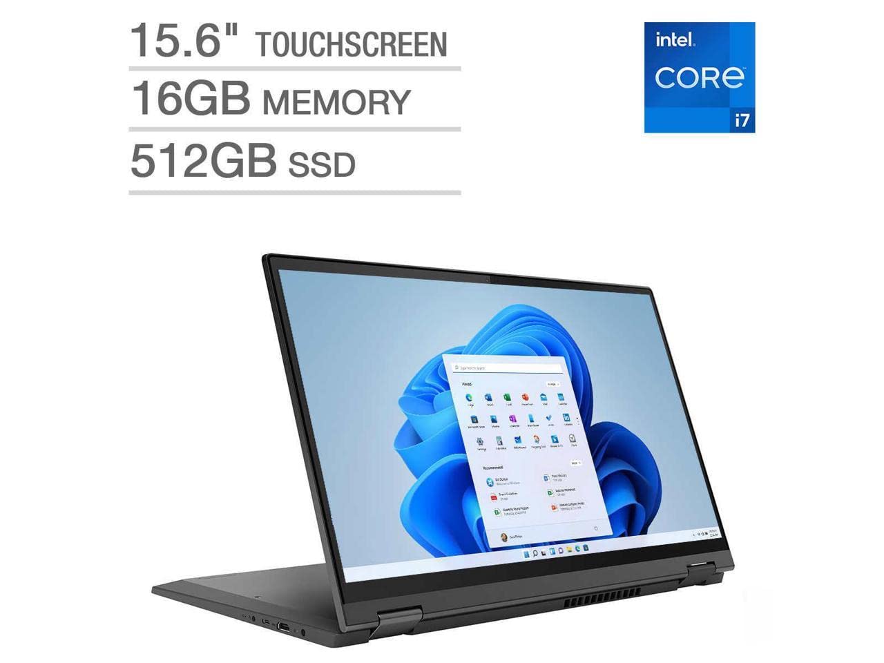 Lenovo IdeaPad Flex 5 15ITL05 82HT006EUS 15.6" Touchscreen Convertible 2 in 1 Notebook - Full HD - 1920 x 1080 - Intel Core i7 11th Gen i7-1165G7 Quad-core (4 Core) 2.80 GHz - 16 GB Total RAM - 1