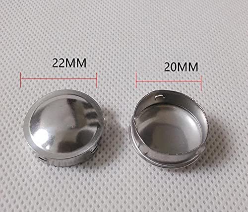 Pipe Hole Plug External Diameter 22MM Tube Pipe Cover Cap Stainless Steel Quick Seal Internal Diameter 20mm 10pcs