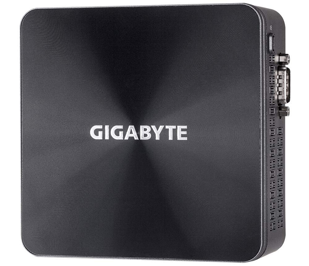 GIGABYTE BRIX GB-BRI5H-10210 (Ultra Compact Mini PC/Dual SO-DIMM DDR4/Intel UHD Graphics 620/6xUSB 3.2 Gen2/ Intel Wireless-AC 3168/HDMI (2.0A)/Dual Band WiFi & Bluetooth 4.2/Gigabit LAN/RS232 Com)
