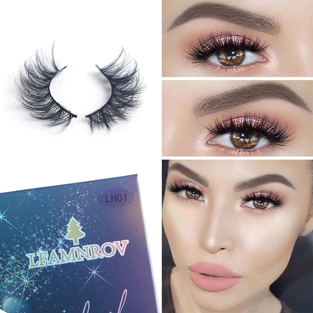 False Eyelashes Russian Strip Lashes Manga Lashes 10 Pairs of Natural Matte False Eyelashes