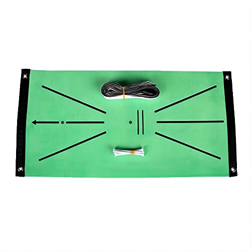 HAIYUDIANSA Golf Training Aid for Swing Correction –Golf Hitting Mat,Golf Training Mat for Swing Detection Batting Swing Detection and Hitting Enthusiasts, Portable Golf Mats Practice