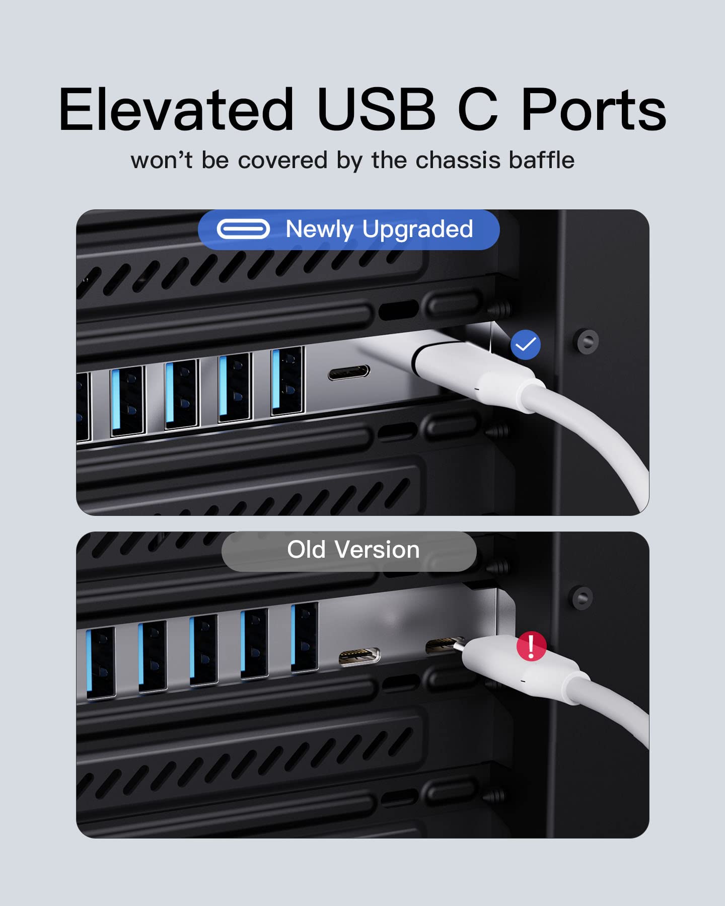 Inateck Power Supply USB PCIe Card Total 16 Gbps Bandwidth, USB 3.2 Gen 2, with 8 USB Ports KU8212