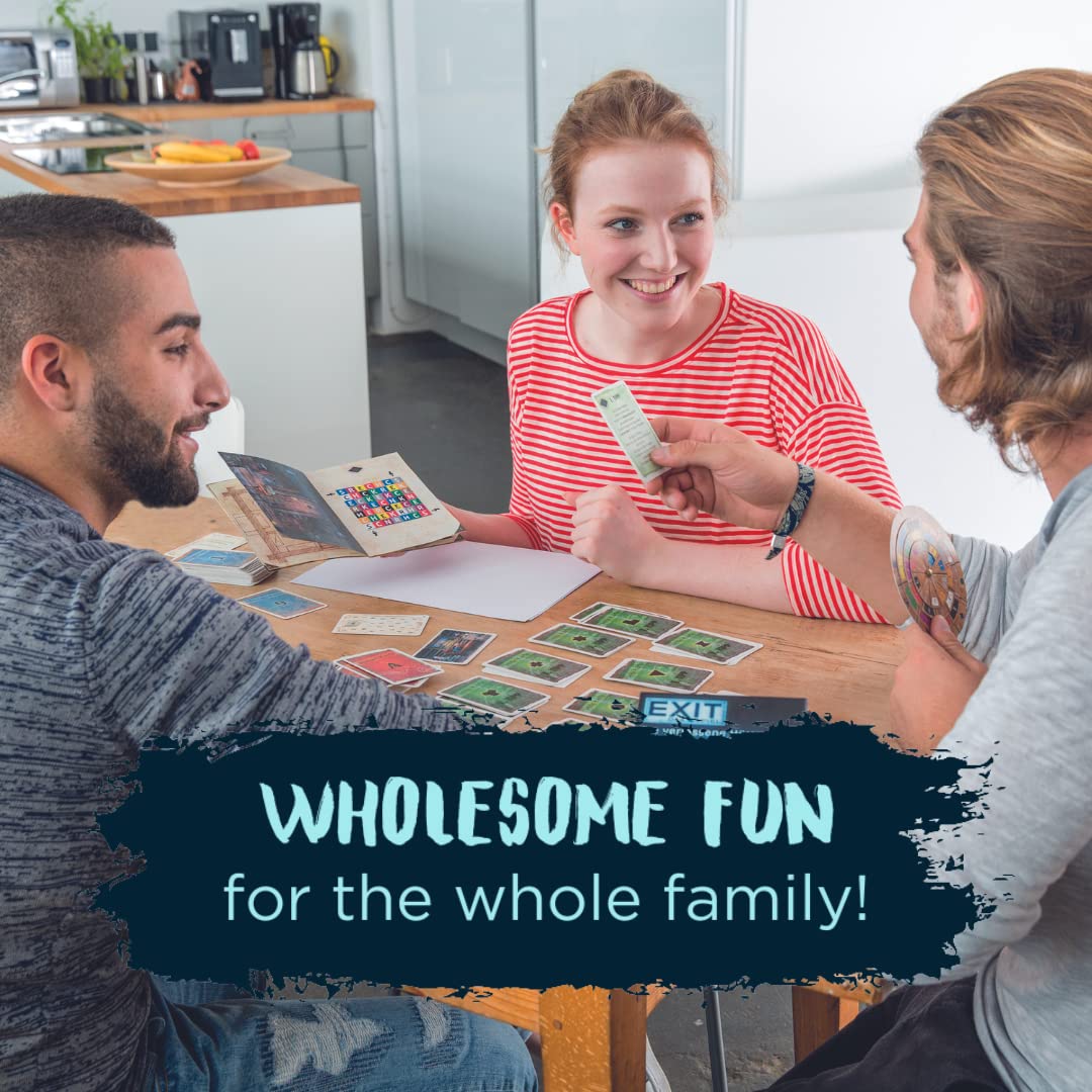 EXIT: Theft on The Mississippi | Escape Room Game in a Box| EXIT: The Game β A Kosmos Game | Family β Friendly, Card-Based at-Home Escape Room Experience for 1 to 4 Players, Ages 12+