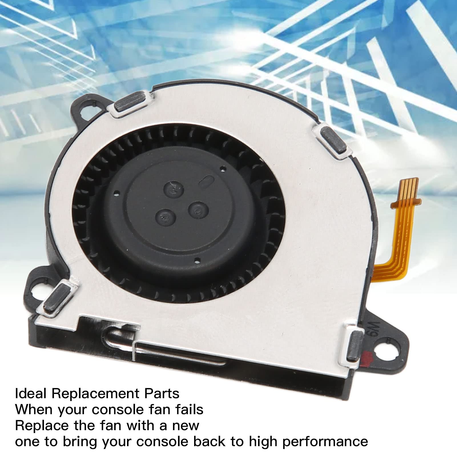 KOSDFOGE Replacement Internal Cooling Fan Part Professional Internal Fan Replacement Parts Compatible with OLED Game Machine