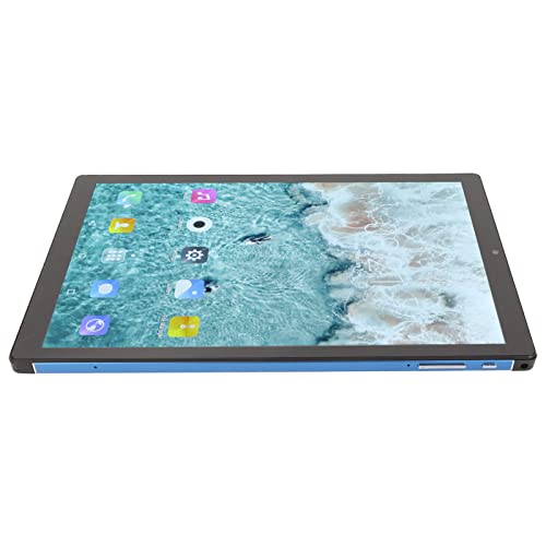 Haofy Blue Tablet 3 Card Slots Dual Camera 2560x1600 2.4GHz 5GHz WiFi HD Tablet 10.1 for Studying (US Plug)