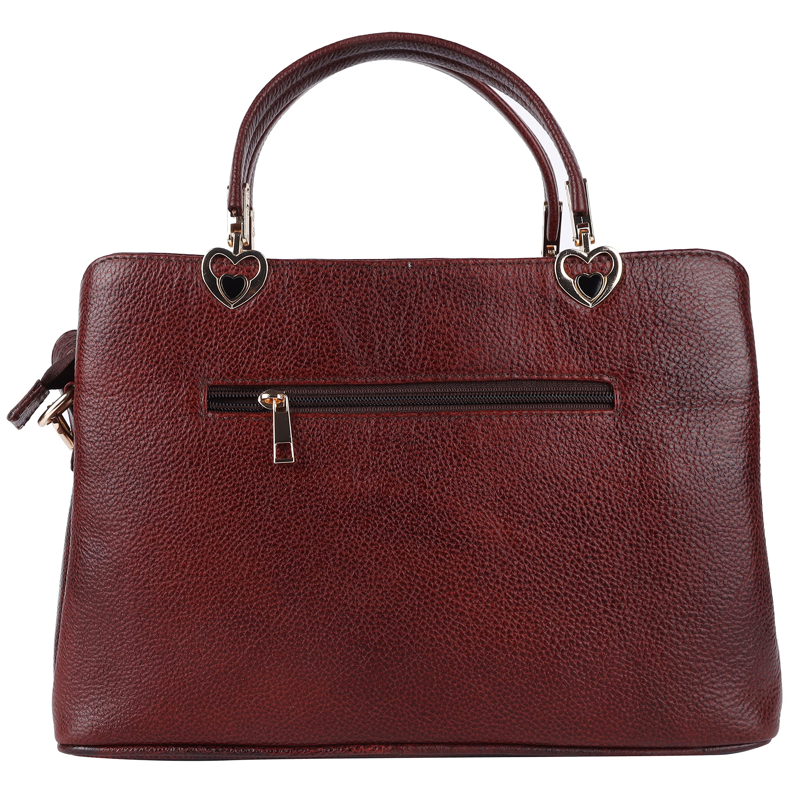 Hammonds Flycatcher Genuine NDM Leather Women Handbag|WB3006V, BROWN, M