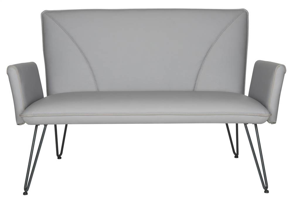 Safavieh Home Collection Johannes Mid-Century Modern Antique Brown Settee