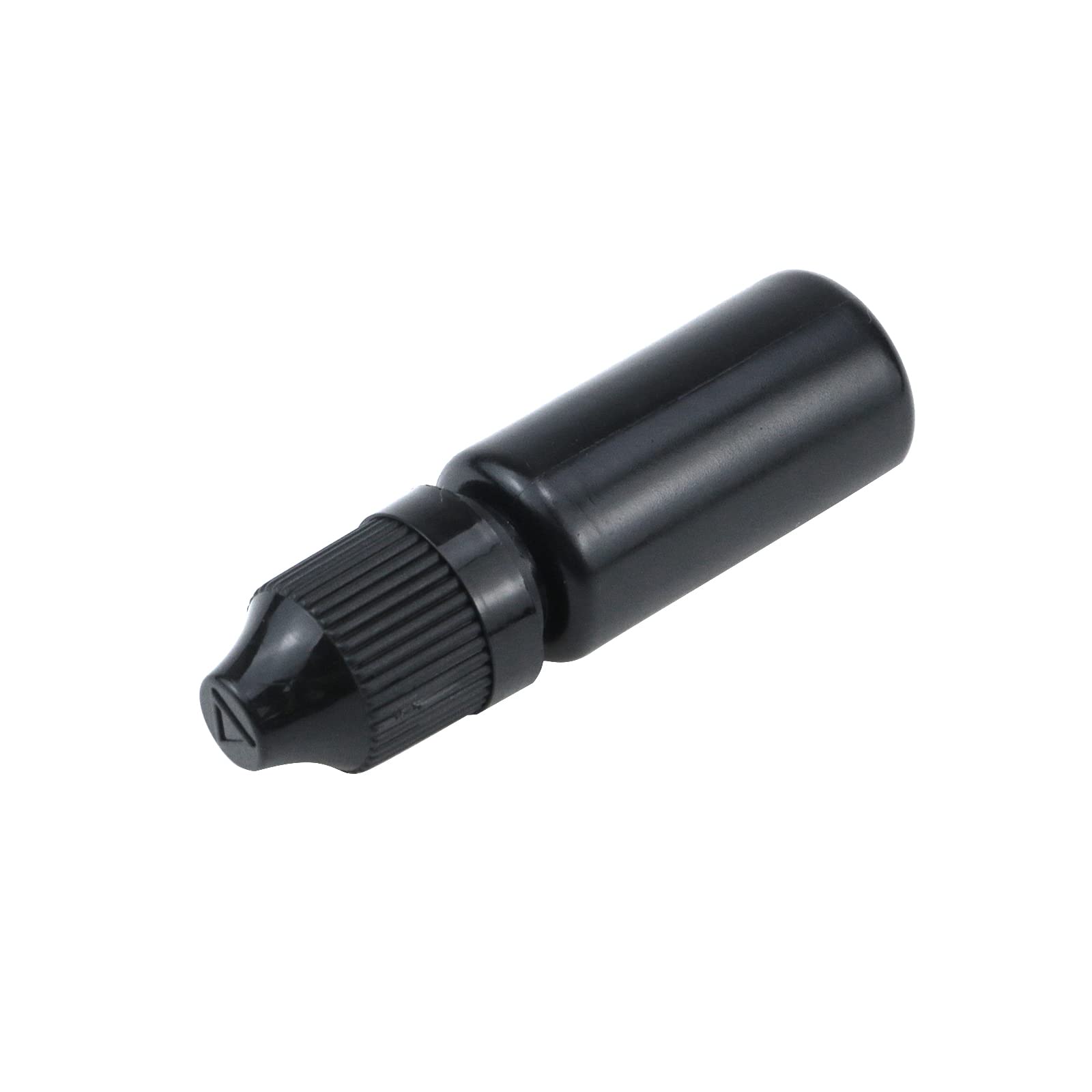 MY MIRONEY 10ML Empty Drop Bottle with Plastic White Tip Black Plastic Squeezable Bottle Glue Applicator Bottles with Childproof Tampering Black Cap for Glue Liquid Oil,Pack of 10
