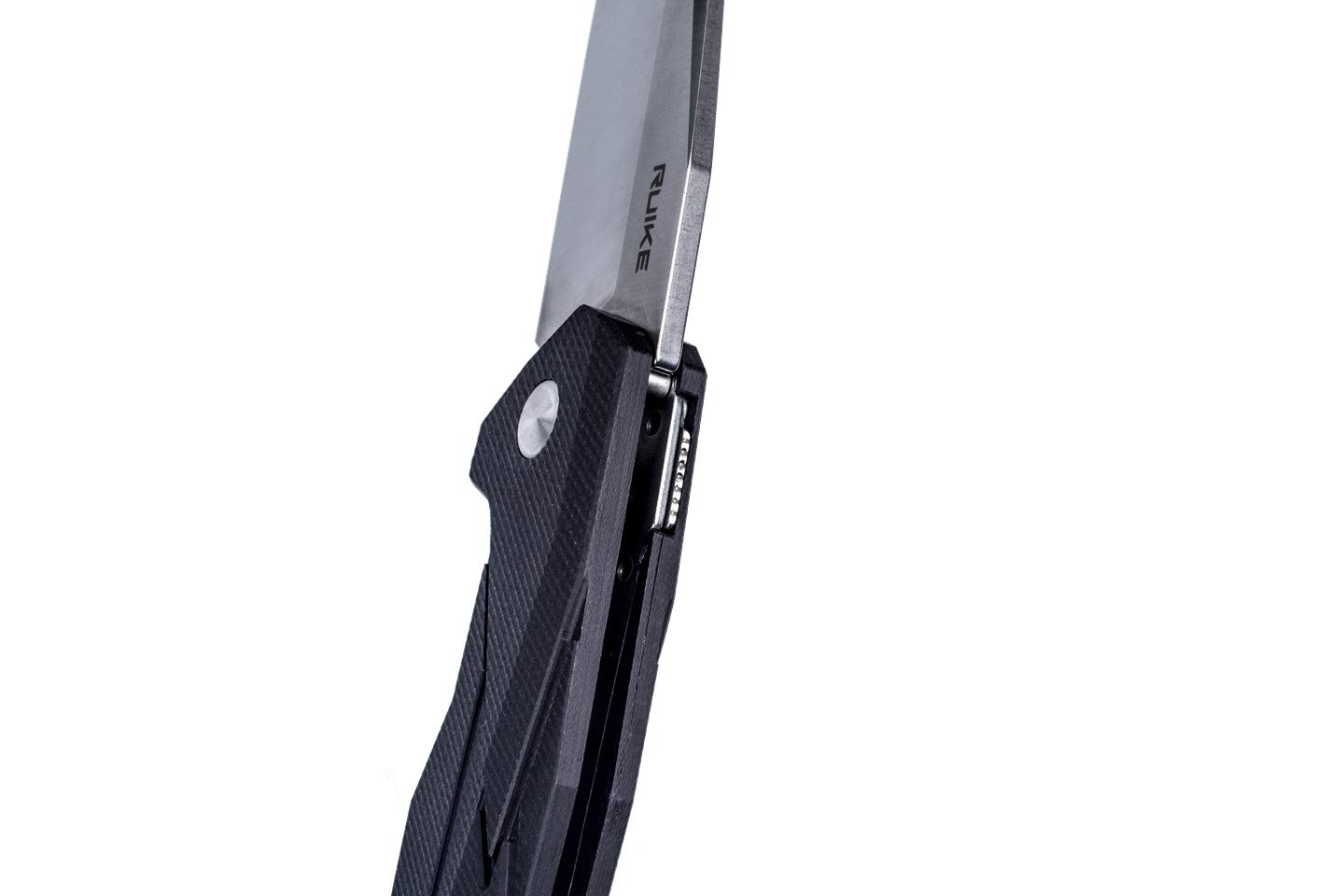 Ruike P138B Tactical Pocket Folding Knife 14C28N Stainless Steel Liner Lock Safety G10 Tactical Knife with Pocket Clip Lanyard EDC Outdoor Tool Thrust Rolling Bear