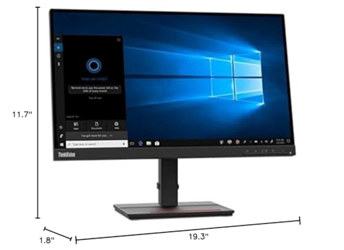 Lenovo ThinkVision S22e-20 21.5" Full HD WLED LCD Monitor - 16:9 - Raven Black (Renewed)