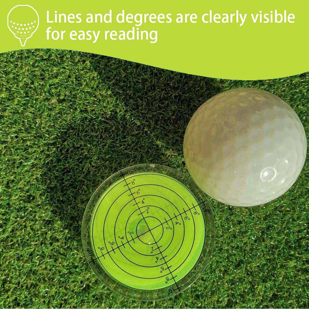 Green Reader Golf, Golf Ball Marker - Level Angle High Precision Golf Putting Aid, Golf Green Reader - Size 1.9" x 0.39"