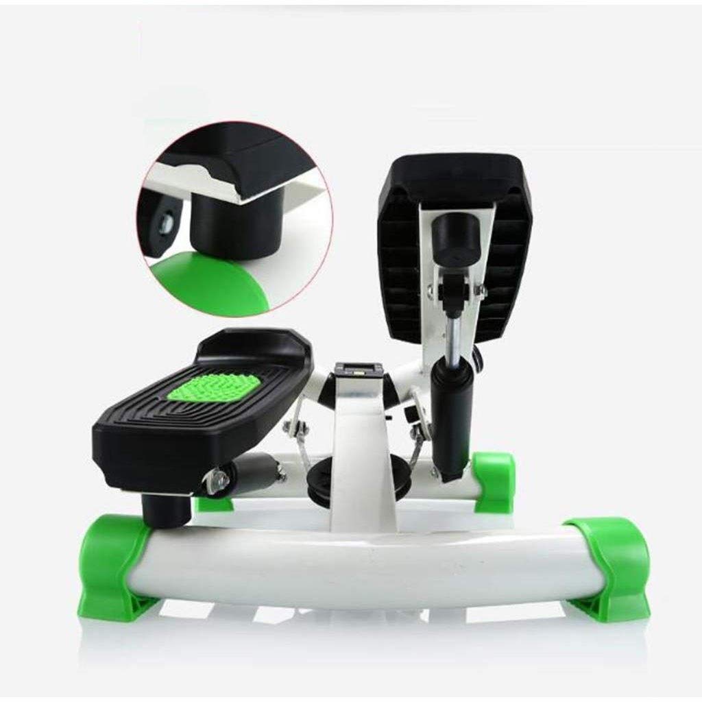 GRETD Mini Stepper Mini Fitness Exercise Machine Pedal Stepper Step Trainer Equipment Bands Durable Safe Treadmill and Comfortable Foot Pedals 393823cm (Color : Blue)