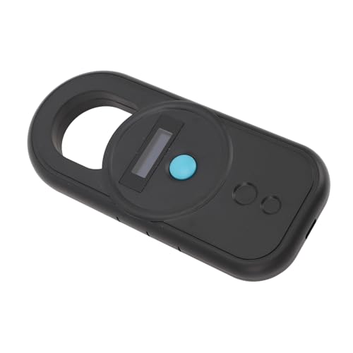 Pet Tag Scanner, Accurate Recognition Pet Microchip Reader USB Interface Portable for Farm Management (Black)