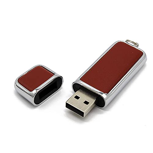 n/a Real Capacity Usb2.0 Creative Leather 64GB USB Flash Drive 4GB 8GB 16G 32GB Pen Drive ( Color : Black , Size : 64GB )