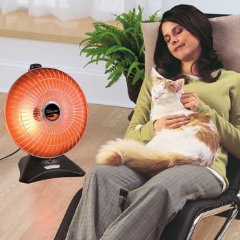 Presto, Heatdish Plus Parabolic Heater 120 Volts Ac, 1000 Watts, Infinite Switch Technology with Multiple Heat Settings Compare Product