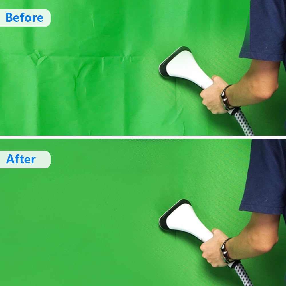 Hemmotop Green Screen Backdrop, 10 x 20 ft Chromakey Greenscreen Background,Large Seamless Green Backdrop Background Cloth,for Photography,Zoom,Live Streaming