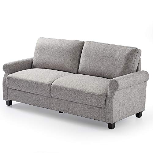 ZINUS Josh Sofa Couch, Easy, Tool-Free Assembly, Soft Grey