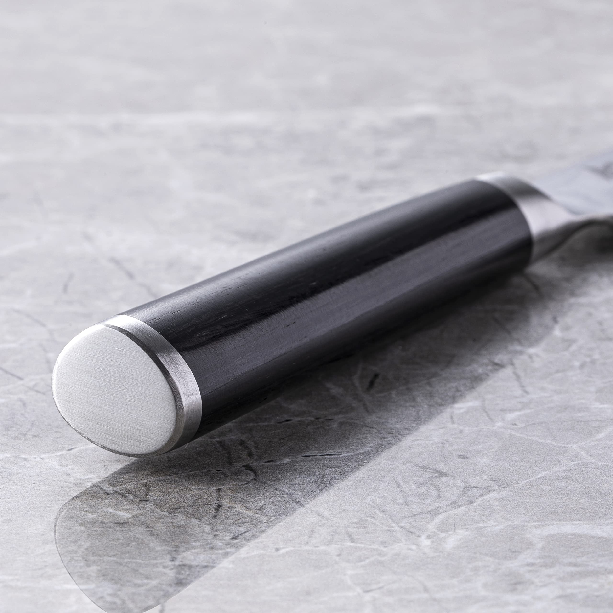 Shun Classic Straight Vegetable Knife, 3.5 inch VG-MAX Steel Blade, Handcrafted in Japan, DM0714