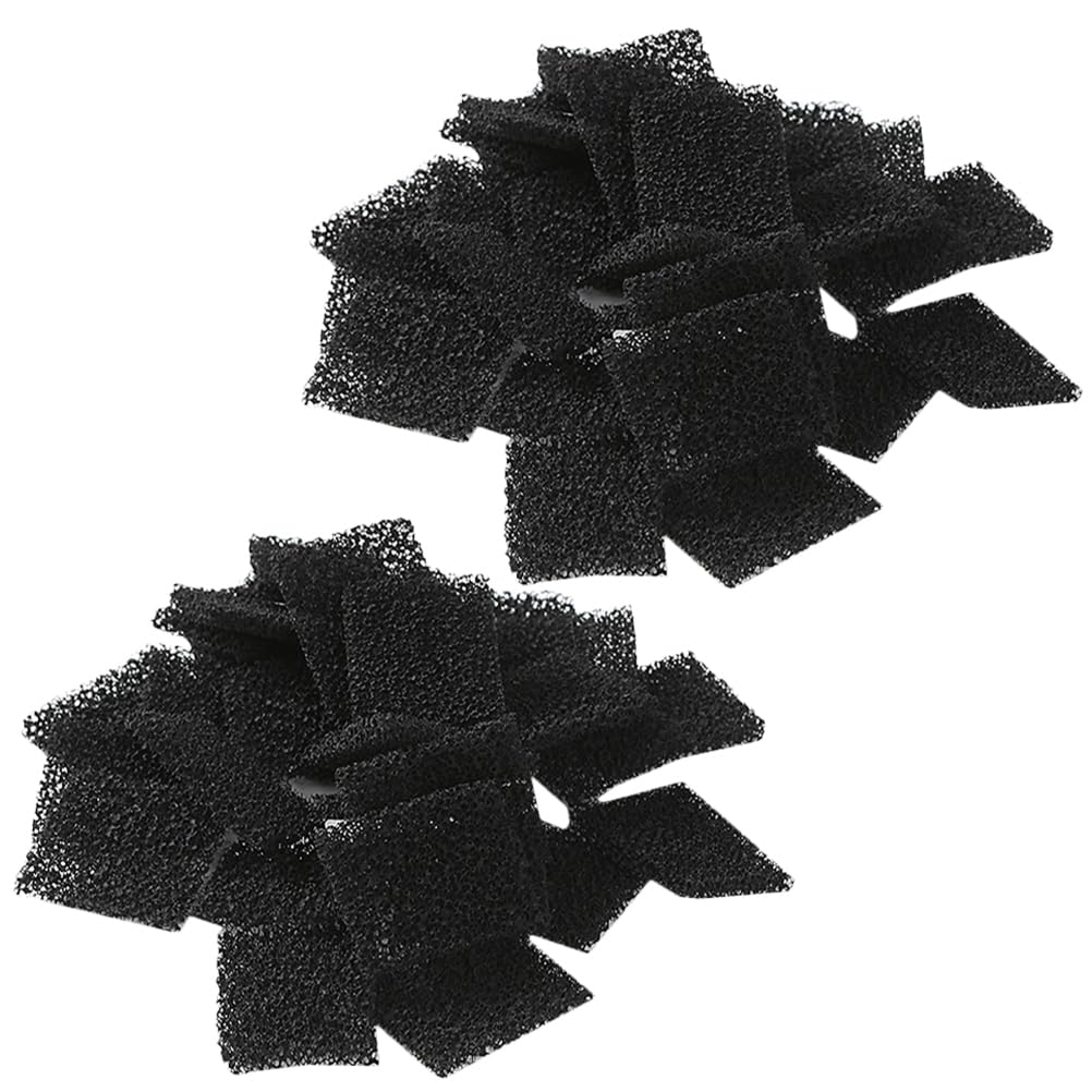 Happyyami 60pcs Water Pump Filter Cotton Aero Garden Replacement Filter Sponge Foam for Fish Tank Filters Aerogatden Small Water Dispenser Filter Sponge Tool Filter Pad Water Filter