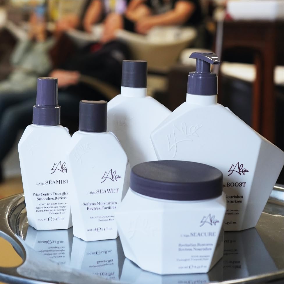 L'Alga Seaboost Hair Conditioner with LalgaNord5-Biocomplex, Biotin, and Vitamin B Complex to Balance and Improve Scalp Circulation