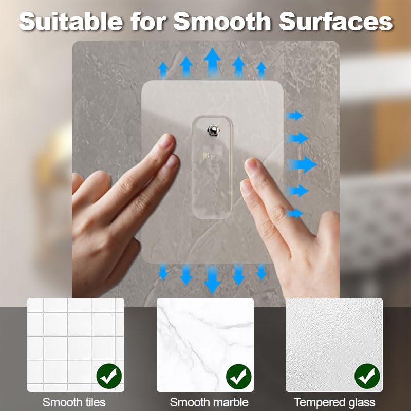 Kysren Bathroom Shower Caddy Corner: 2 Pack Shower Shelves, Sturdy Bathroom Organizers Wall Adhesive No Drilling, Shower Accessories Storage Holder