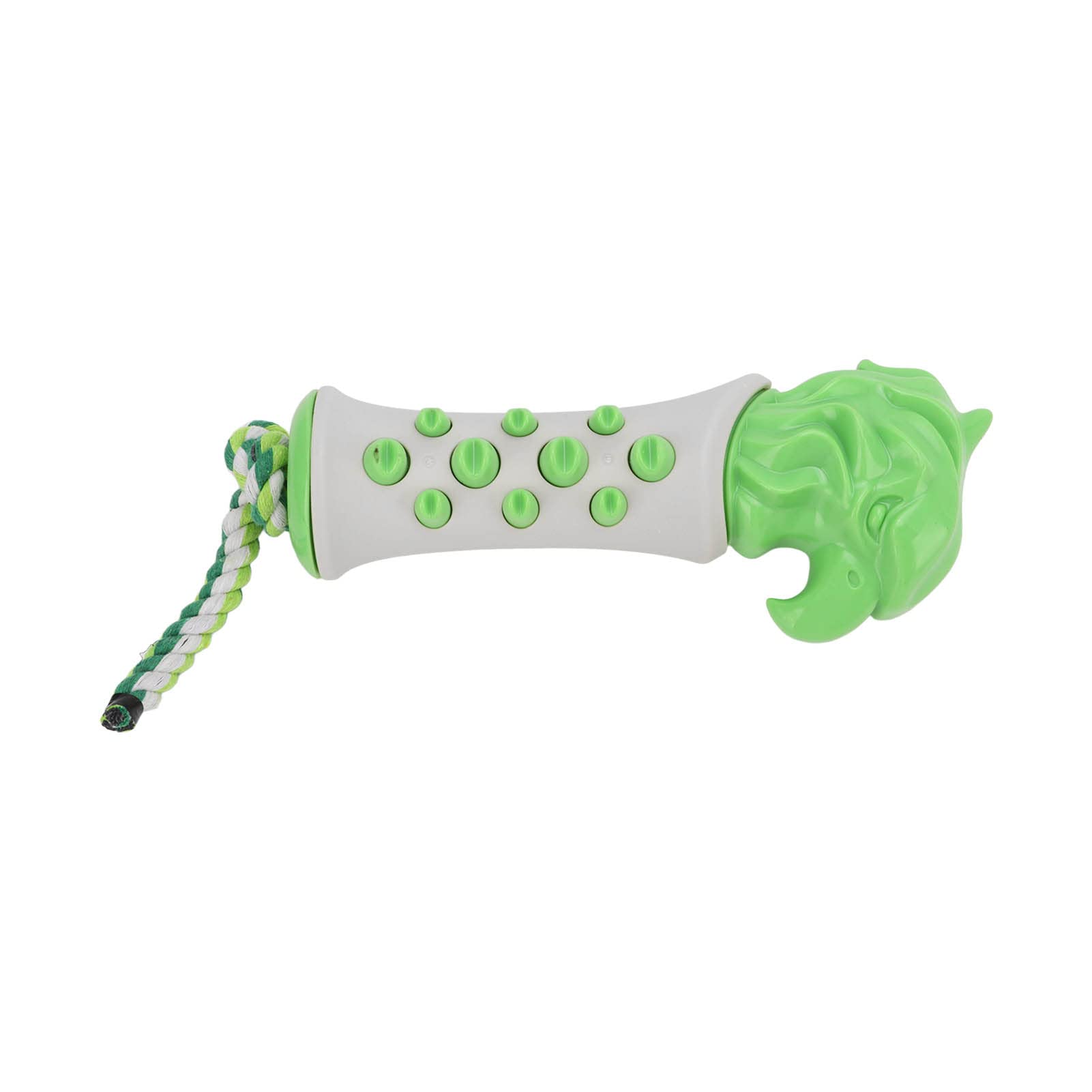 Qyebavge Durable Dog Chew Toy for Teeth Cleaning - Bite Resistant Scepter with Tug Rope for Dental Health & Interactive Training