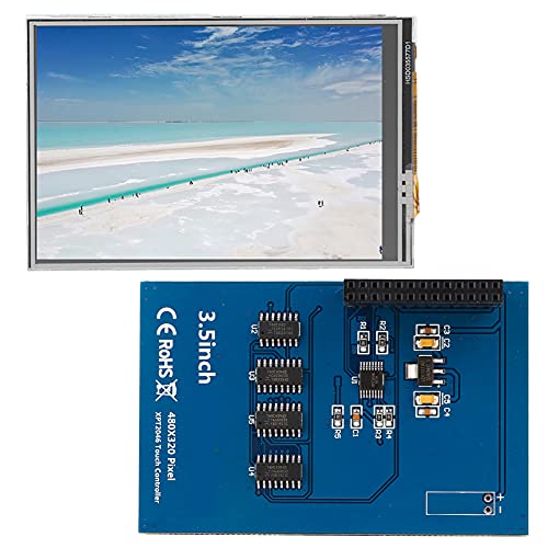 Jopwkuin 3.5inch Monitor, Professional Portable Standard Touchscreen for Daily Work Study