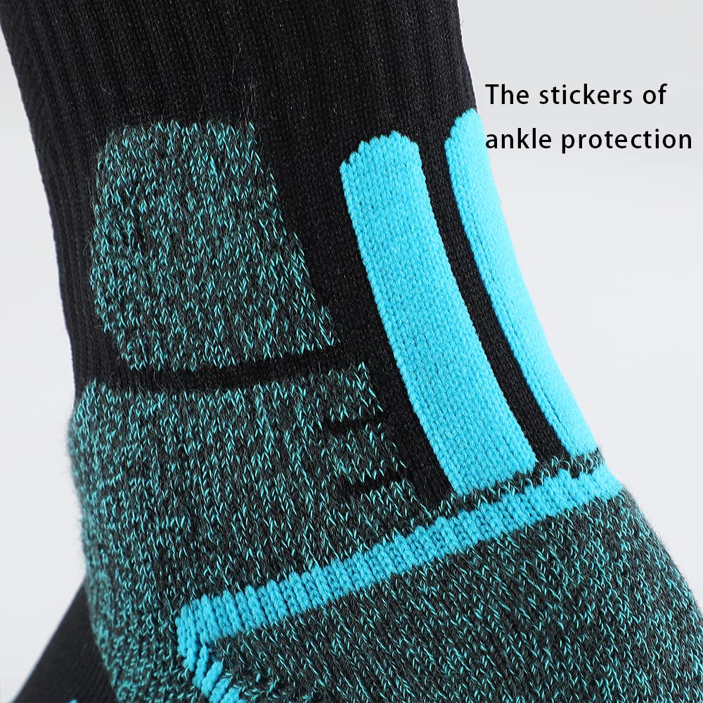 Hiking Socks for Women and Men Moisture Wicking Hiking Outdoor Athletic Thermal Cushion Winter Boot Socks