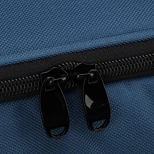 Insulation Bag, Portable Aluminum Foil Thick Waterproof Blue Cooler Pouch for Work Beach Picnic Camping Food Delivery