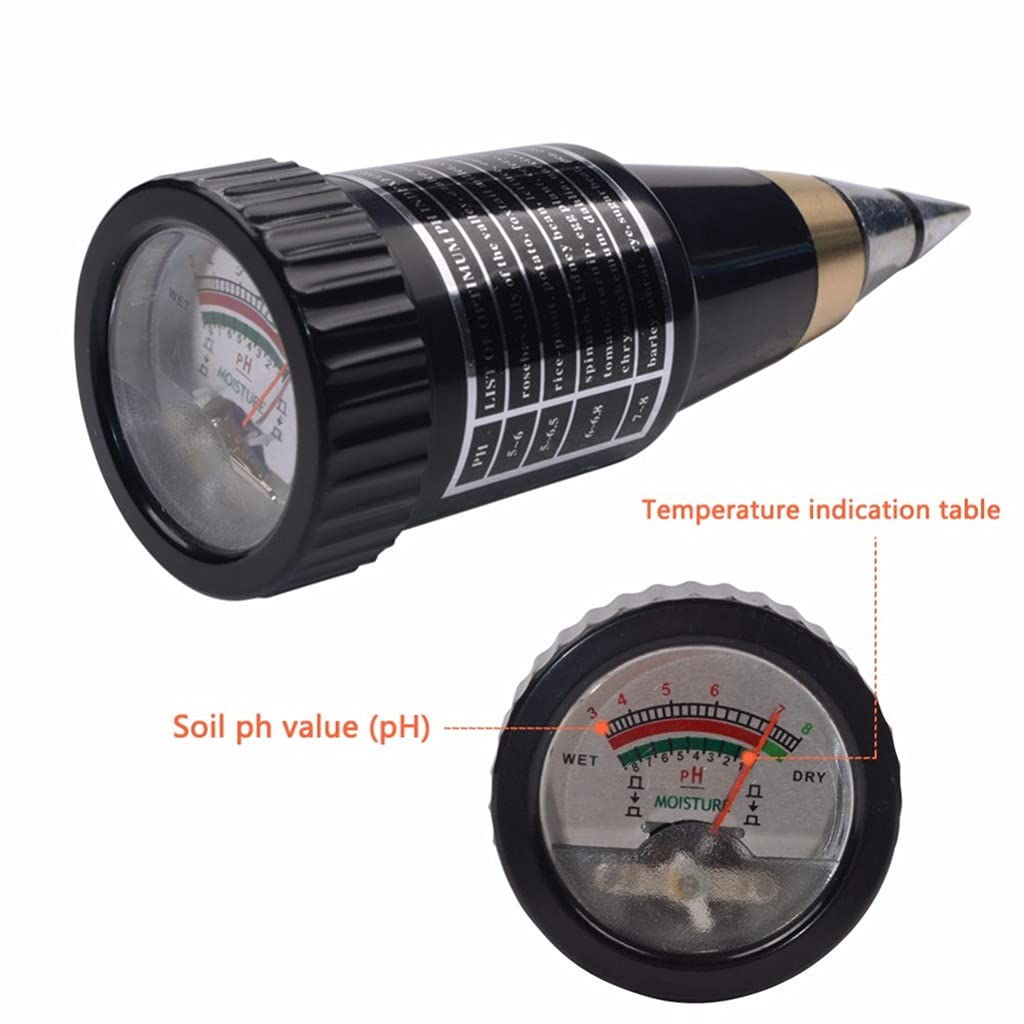 LHLLHL Handheld VT-05 Soil Meter Humidity Tester with Ph Meter Digital Soil PH Meter PH Range 3~8ph Moister Range 1~8
