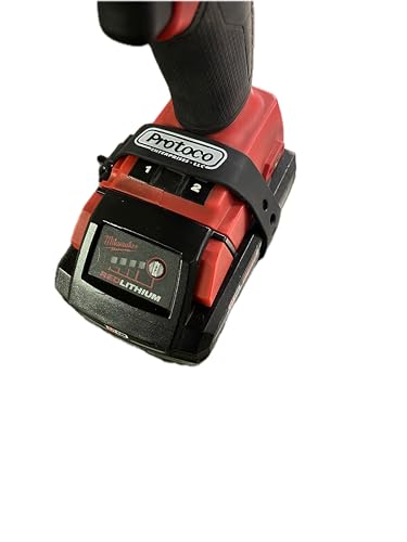 Protoco Cordless Power Tool Buckle Battery Strap for Securing Batteries in Place with a 12.5 inch Adjustable, Durable, and Easy To Use Buckle Strap Accessory