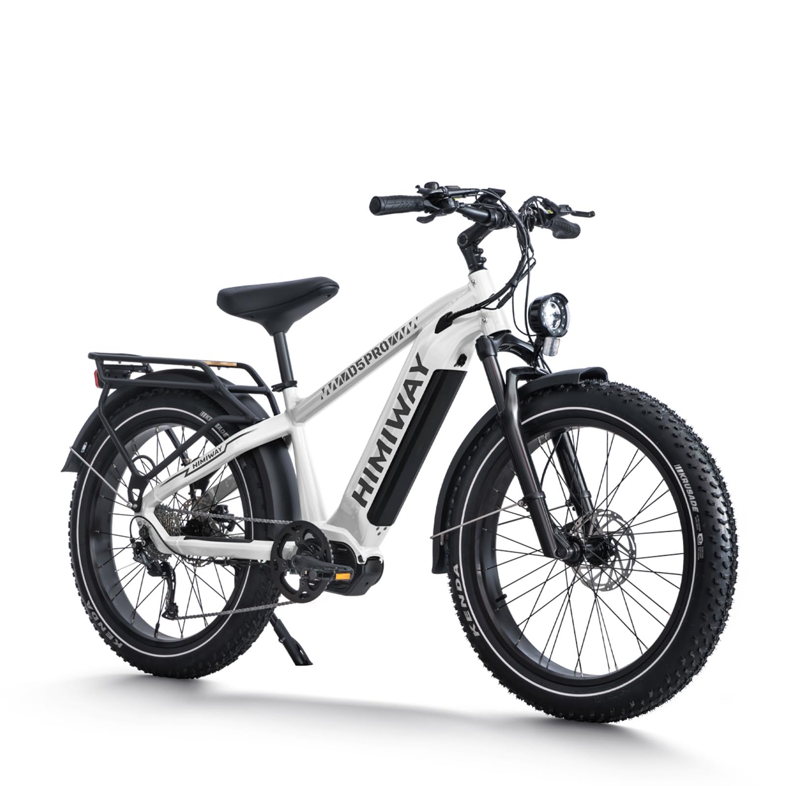 Himiway Zebra D5 26"x4" Fat Tire Electric Bike, 80Miles Long Range 48V 20Ah Battery 750W Ebike, 400LBS Payload, 25MPH, 7 Speed