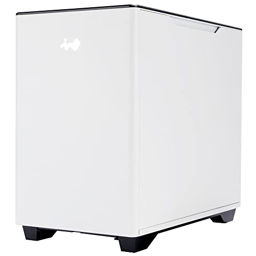 InWin A3 White, MicroATX IW-CS-A3WHI-1AM120S Gaming Chassis, Type-C Port Tempered Glass Side Panel - Water Cooling Ready - Mercury 120mm ARGB Rear Fan