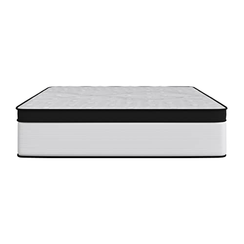 Taylor & Logan Linden 12" CertiPUR-US Certified Hybrid Pocket Spring Mattress in a Box with an Extra Firm Feel for Durable Support - Full