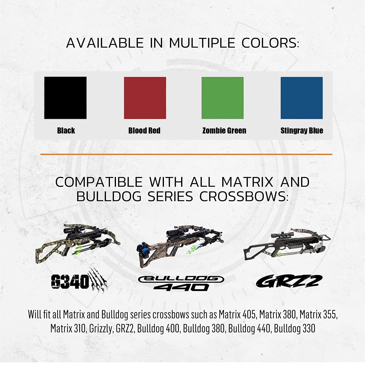 Excalibur Matrix Archery Hunting Versatile Durable Replacement Crossbow String for Reduced Greep & Increased Speed | Fits Matrix & Bulldog Series, Zombie Green (1 Pack)