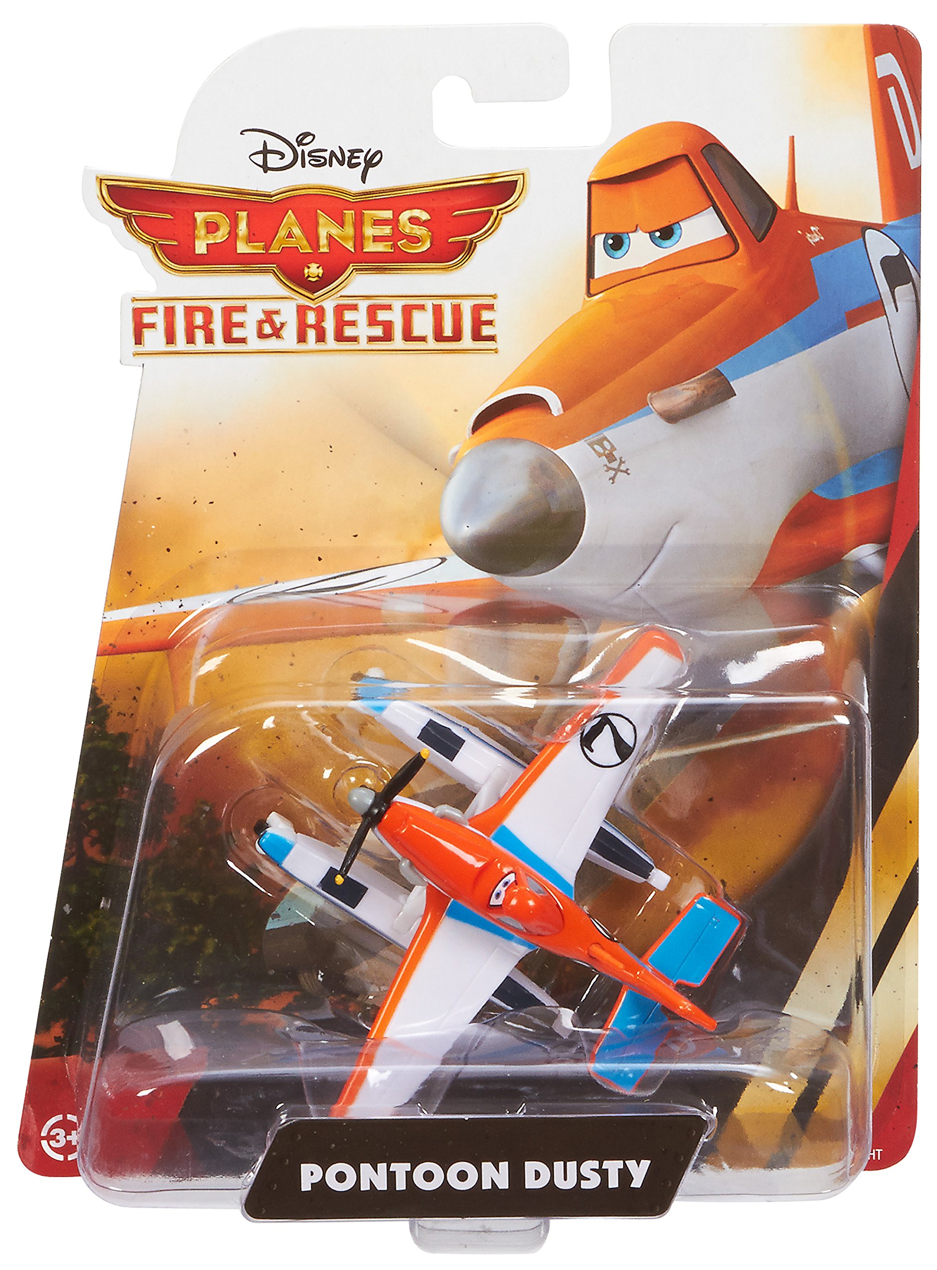 Mattel Disney Planes Fire and Rescue Racing Dusty with Pontoons Die-cast Vehicle