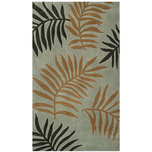 SAFAVIEH Total Performance Collection Area Rug - 9' x 12', Blue & Multi, Hand-Hooked Oriental, Non-Shedding & Easy Care, Ideal for High Traffic Areas in Living Room, Bedroom (TLP740B)