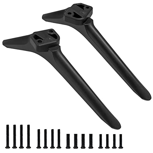 Dinghosen TV Base Stand for Hisense TV Stand, TV Stand Legs for Hisense 32" 43" 50" 55" 58" 65" Roku TV, for 50R6E3 55R6090G 55R6G 55U6GR5 58R6E3 32H4030F3 65R6090G5, TV Stand Base with Screws