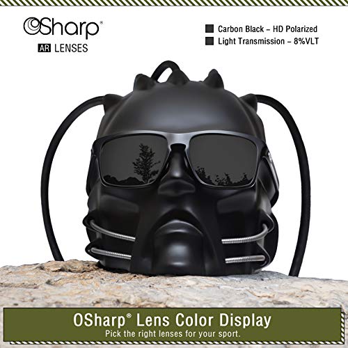 OSharp Performance Replacement Lenses for Bose Alto M/L BMD0006 Sunglasses- Carbon Black