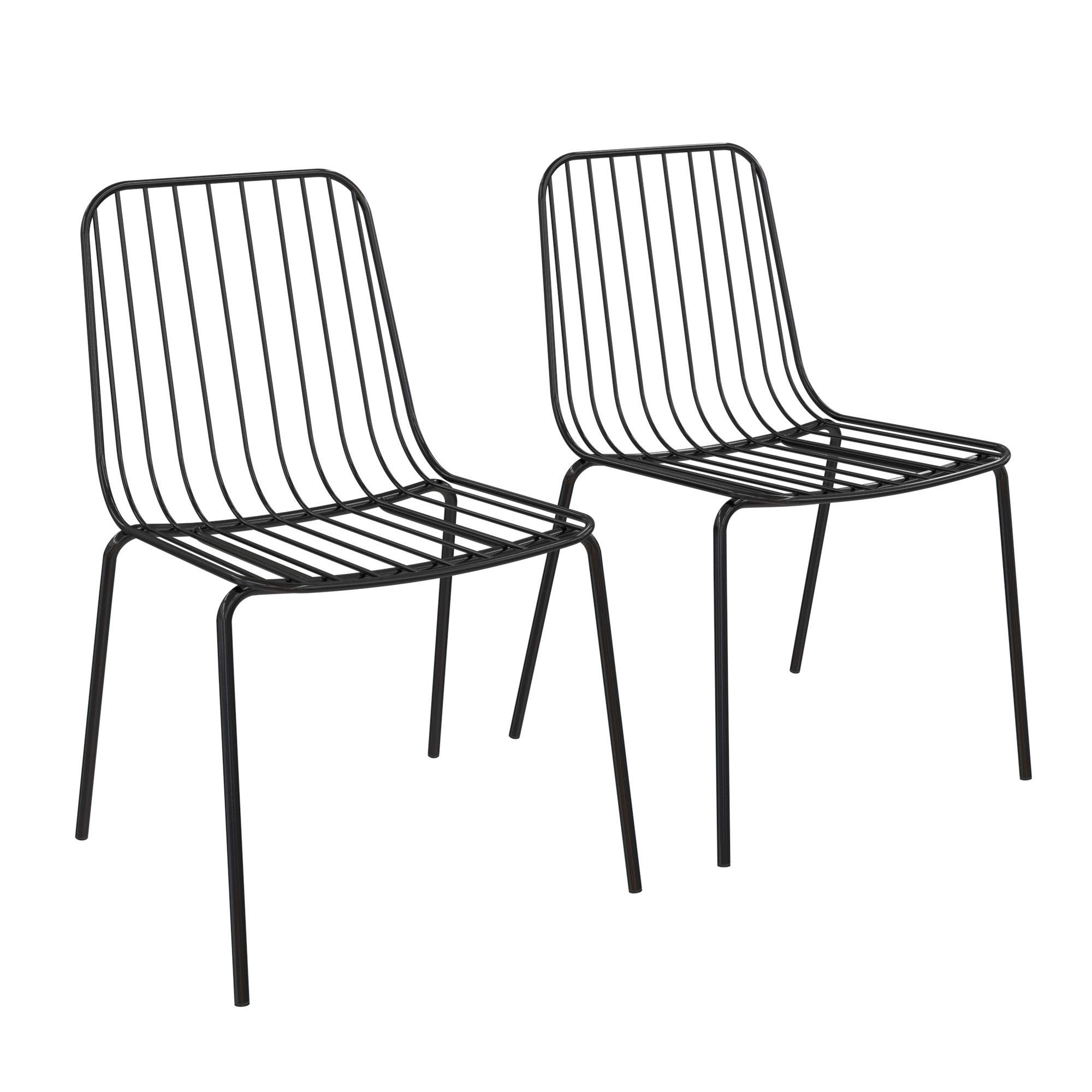 DHP Casi Upholstered Dining Chair, Green Velvet